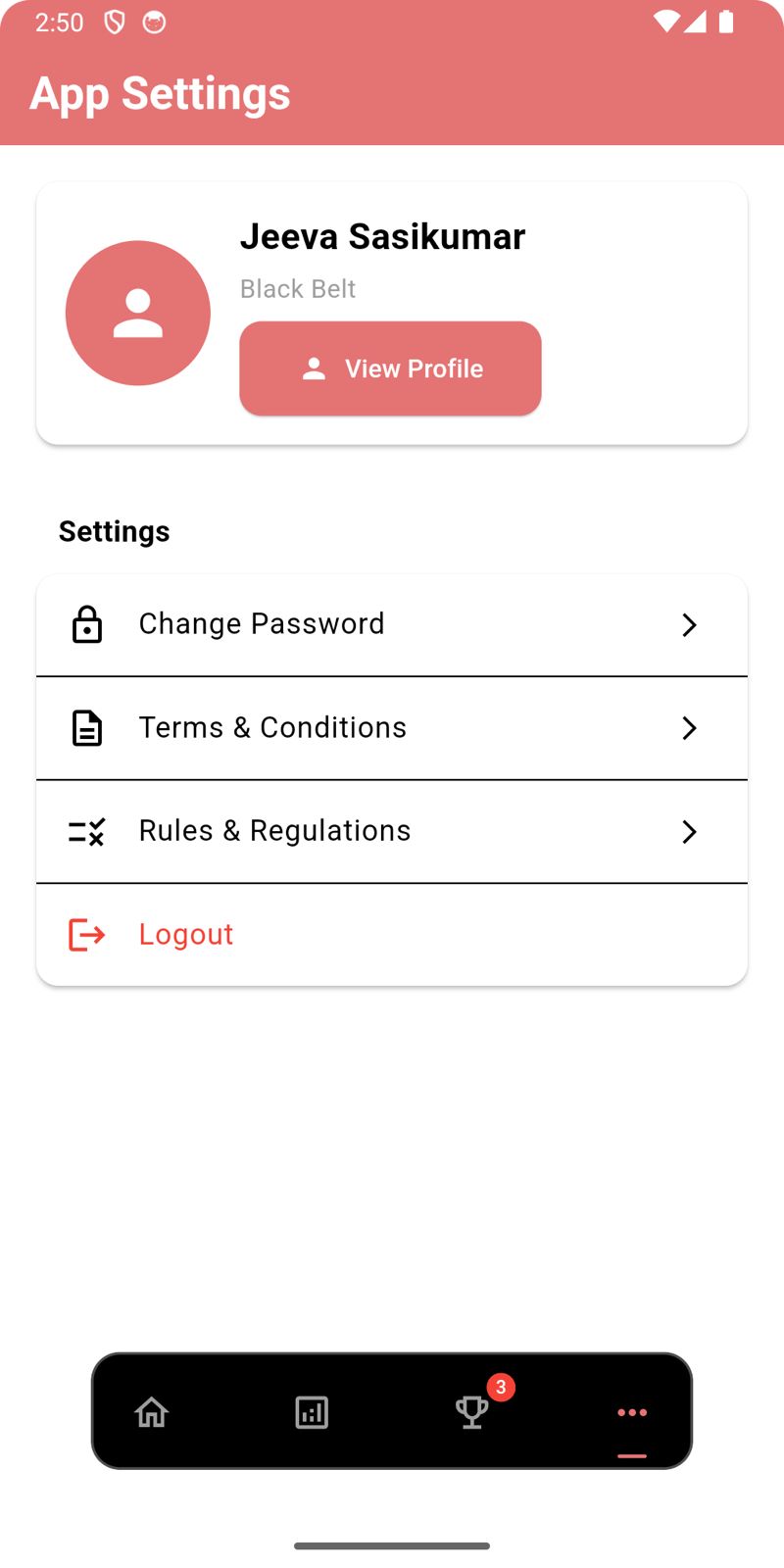 Zen Karate App - Portfolio