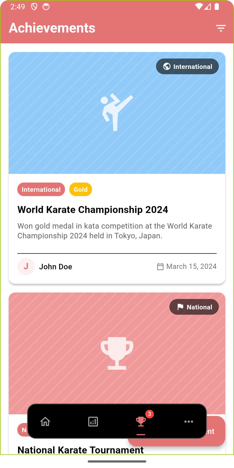 Zen Karate App - Portfolio